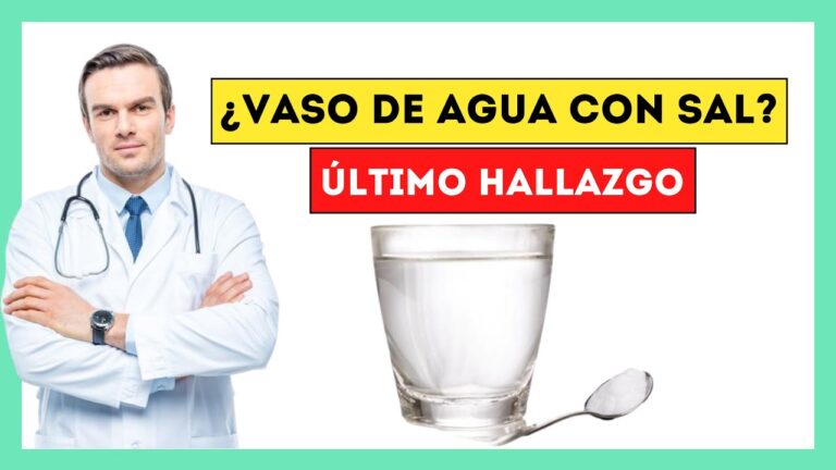 ¿Qué sucede si tomo un vaso de agua con sal? Descubre los efectos de ...